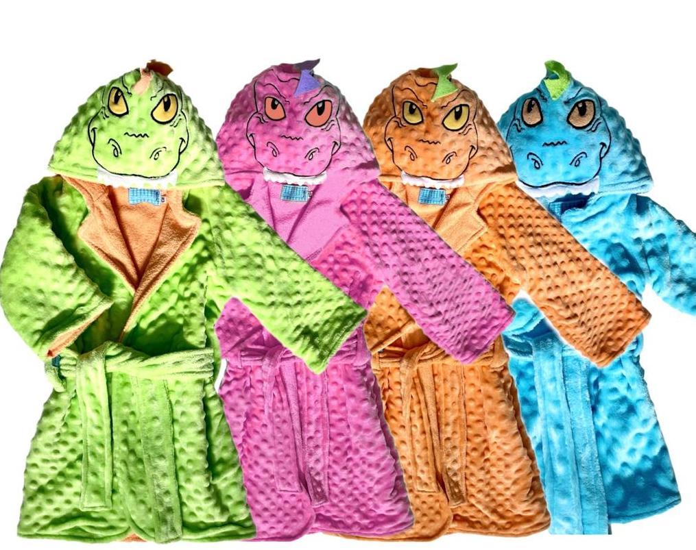 Dinosaur hooded bathrobe – Small Soul USA