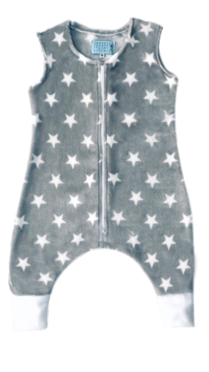 Gray with Stars Wearable Blanket – Small Soul USA